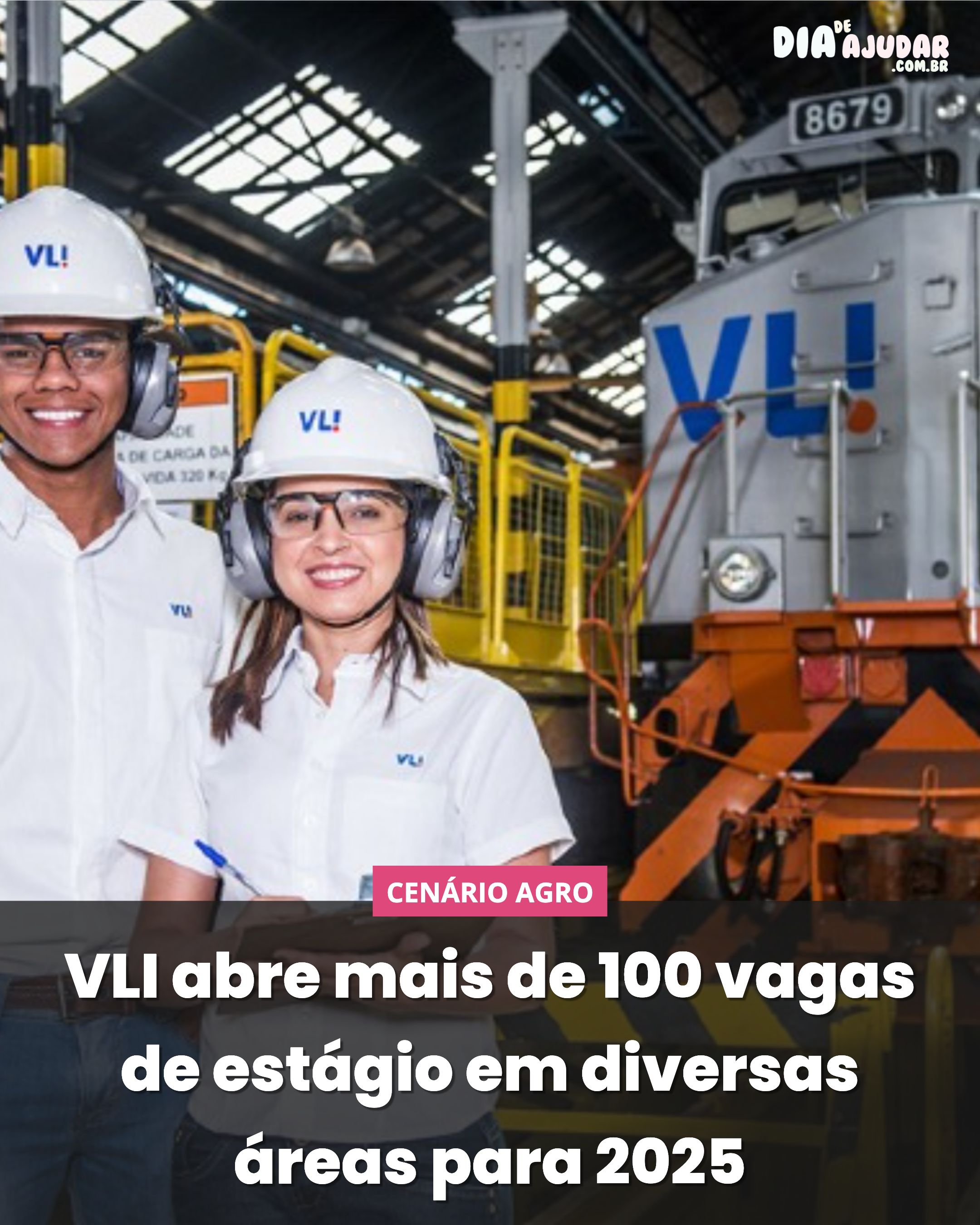 VLI abre mais de 100 vagas de estágio em diversas áreas para 2025